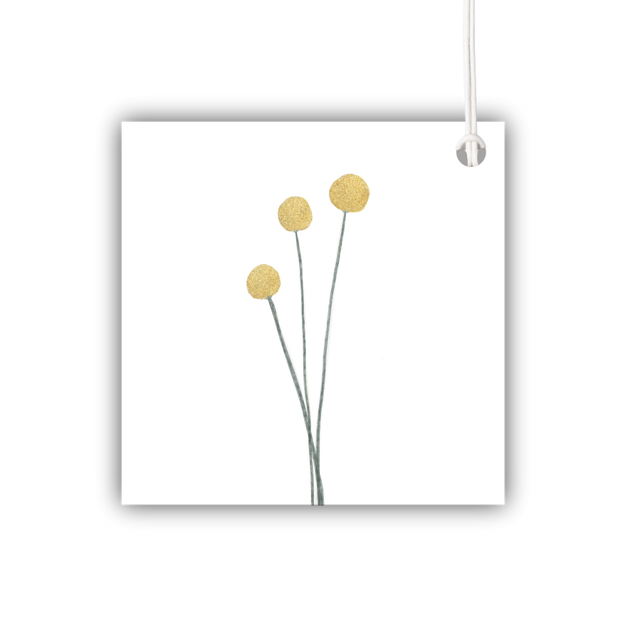Billy Buttons Gift Tag – Native Avenue